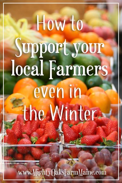 How to Support Local Farmers Even In The Winter - Mighty Oaks Farm
